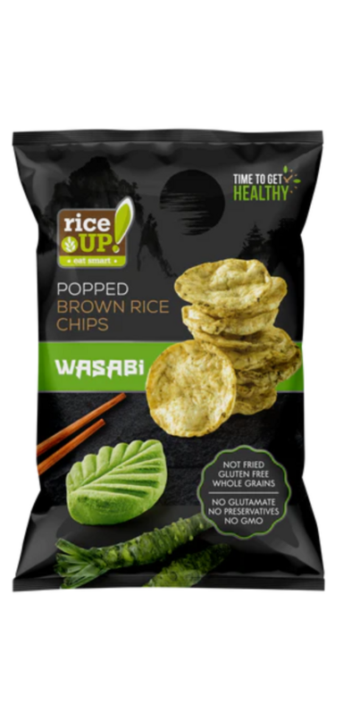 Buy RiceUP! Popped Brown Rice Chips Wasabi at Well.ca | Free Shipping ...