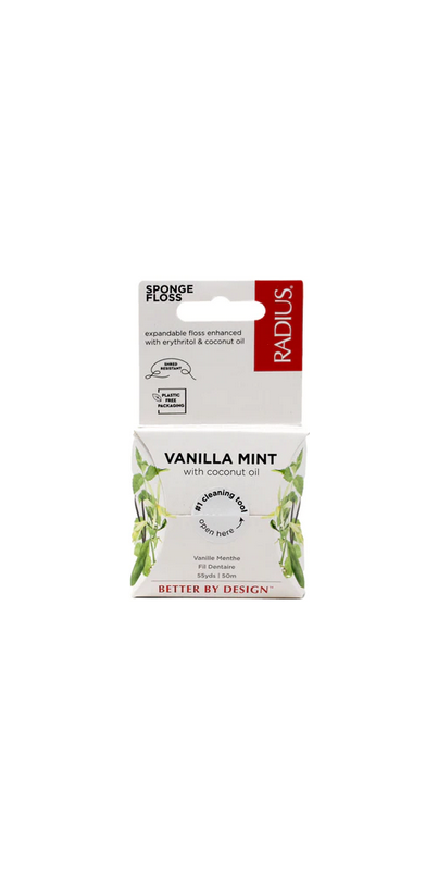 Buy Radius Vegan Sponge Floss Vanilla Mint at Well.ca | Free Shipping ...