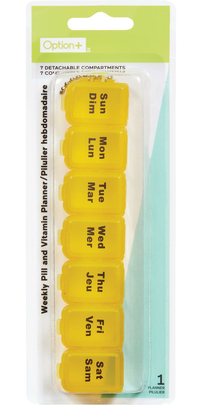 Buy Option+ Weekly Detachable Pill Planner at Well.ca | Free Shipping ...