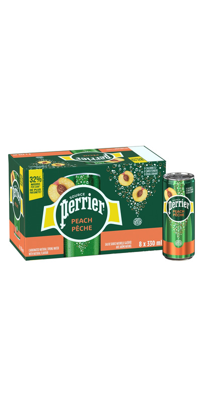 Achetez des canettes perriers d’eau pétillante Slim Cans Peach chez ...