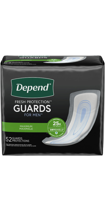Buy Depend Incontinence Guards/Incontinence Pads for Men/Bladder ...