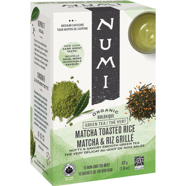 Buy Numi Organic Matcha Toasted Rice Tea at Well.ca | Free Shipping $35 ...