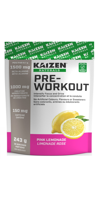 Buy Kaizen Naturals Pre-Workout Pink Lemonade at Well.ca | Free ...