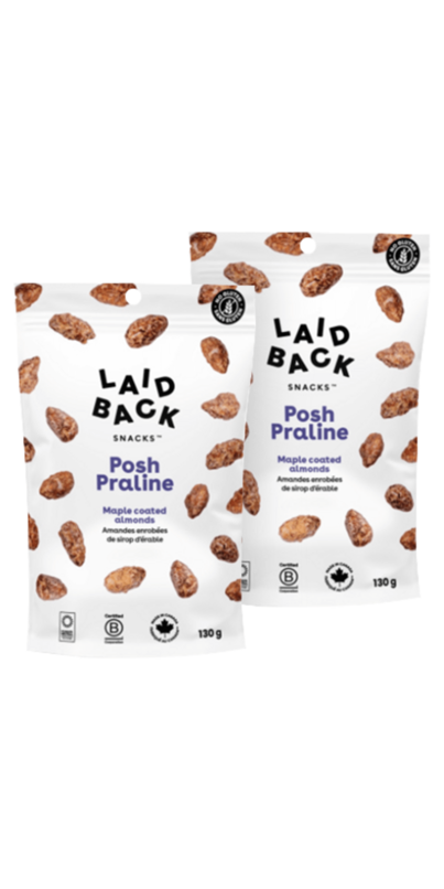 Buy Laid Back Snacks Maple Posh Praline Almonds Regular Bundle at Well ...