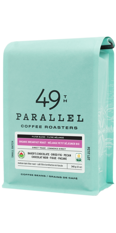 Acheter 49th Parallel Coffee Organic Breakfast Roast Whole Bean à Well ...