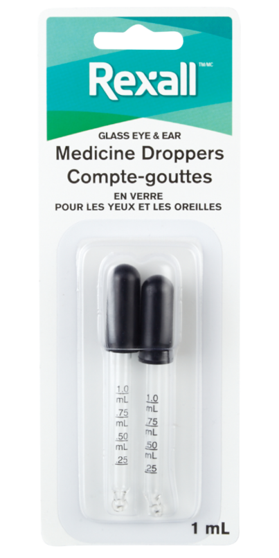 Buy Rexall Glass Eye & Ear Medicine Droppers at Well.ca | Free Shipping ...