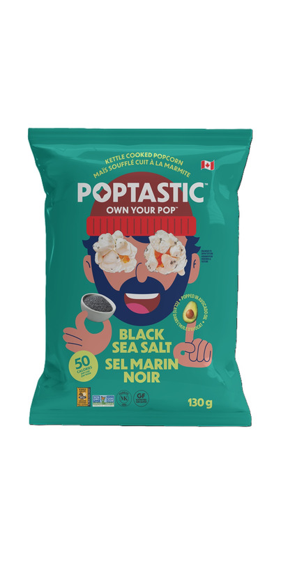 Achetez Poptastic Popcorn Black Sea Salt à Well.ca | Livraison gratuite ...