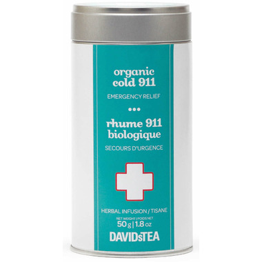 Buy DAVIDsTEA Iconic Tin Organic Cold 911 at Well.ca | Free Shipping ...