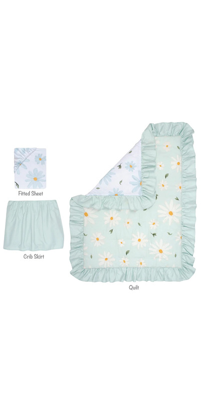 Buy Lambs & Ivy Sweet Daisy Crib Bedding Set at Well.ca | Free Shipping ...