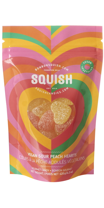 Buy SQUISH Vegan Sour Peach Hearts at Well.ca | Free Shipping $35+ in ...