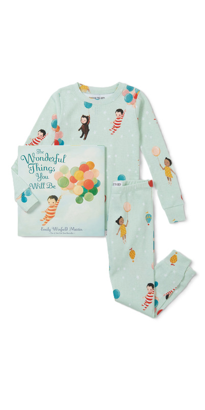 Buy Hatley Books To Bed Kids Pajama Set with Book Wonderful Things You ...