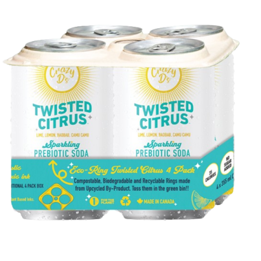 Buy Crazy D's Prebiotic Soda Twisted Citrus at Well.ca | Free Shipping ...