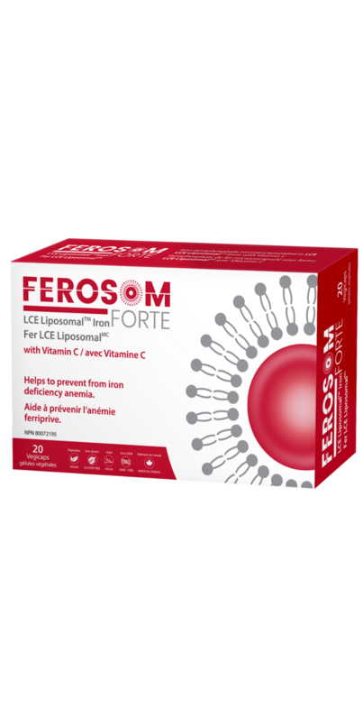 Buy Ferosom Forte LCE Liposomal Iron Capsules at Well.ca | Free ...