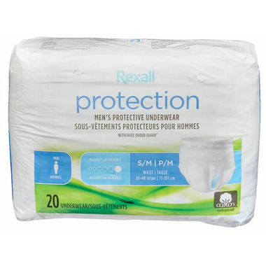 Buy Rexall Mens Maximum Protective Underwear Small Medium at Well.ca ...
