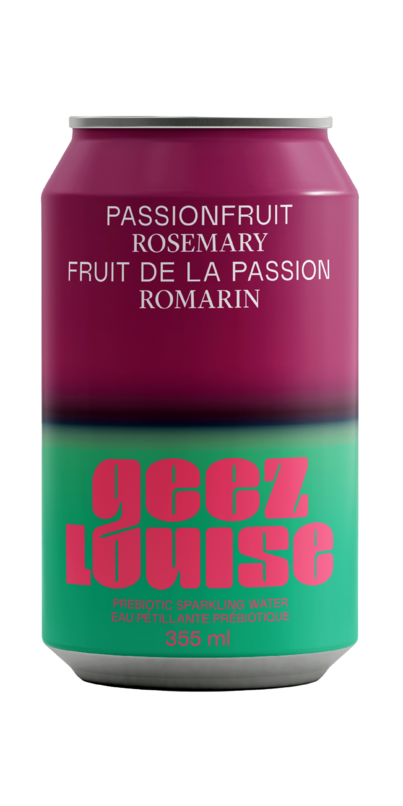Buy Geez Louise Sparkling Water Passionfruit Rosemary at Well.ca | Free ...