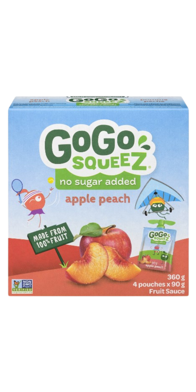 Acheter Gogo Squeez Apple Peach Fruit Sauce à Well.ca | Livraison ...