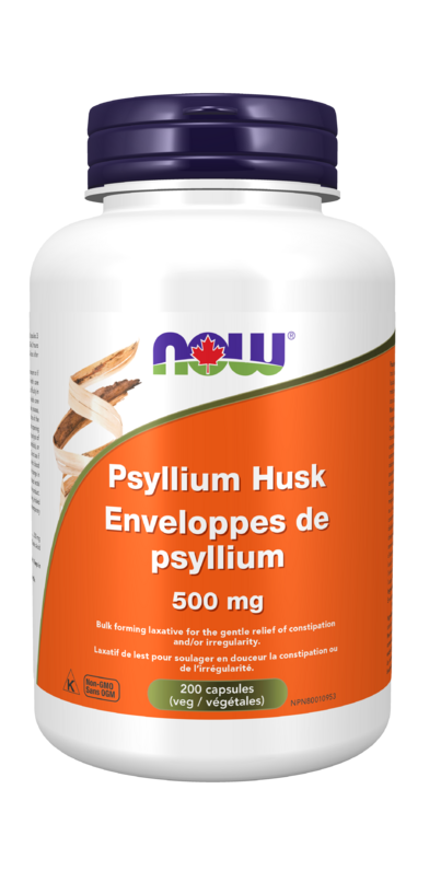 Buy NOW Psyllium Husk 500mg Veg Capsules at Well.ca | Free Shipping $35 ...