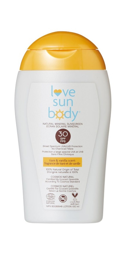 Buy love sun body Natural Mineral Sunscreen SPF 30 Lightly Scented at ...