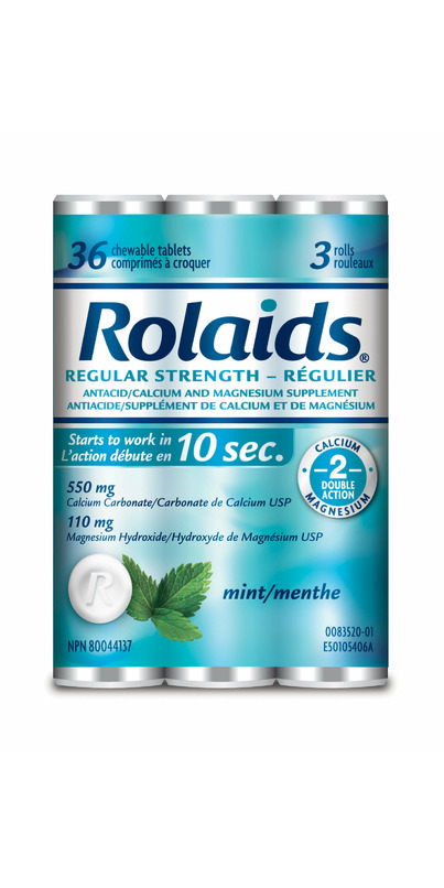 Buy Rolaids Regular Strength Tablets Mint 3 Rolls x 12 Pack at Well.ca ...