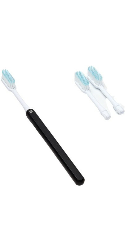 Buy Nada Adult Toothbrush Starter + 2 Brush Heads Soft Black at Well.ca ...