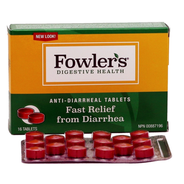 Buy Fowler Anti-Diarrheal Tablets at Well.ca | Free Shipping $35+ in Canada