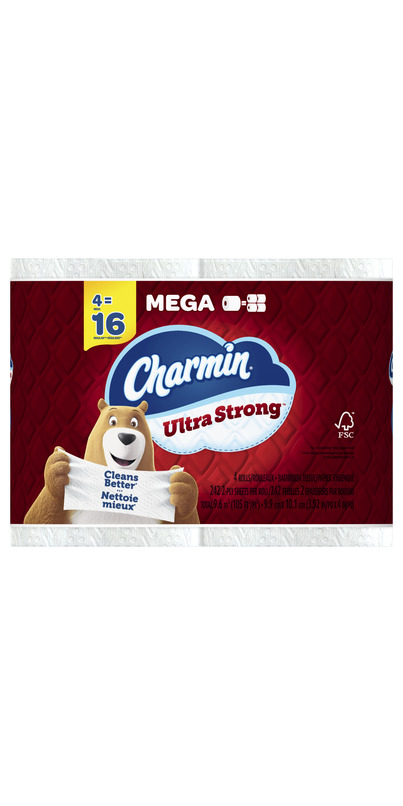 Acheter du papier hygiénique Charmin Strong 4 méga rouleaux à Well.ca ...