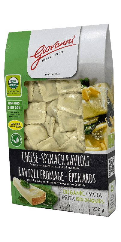 Buy Giovanni Pasta Organic Cheese Spinach Ravioli at Well.ca | Free ...