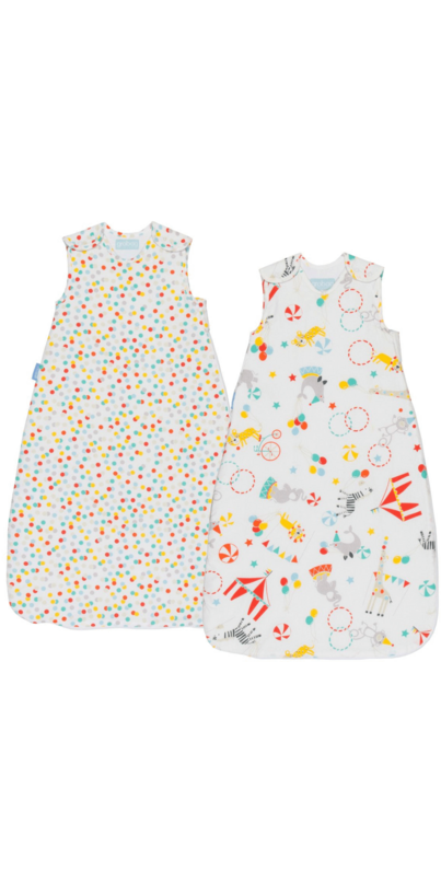 Buy Grobag Baby Sleep Bag Roll Up TOG 2.5 Twin Pack 6-18 Months at Well ...