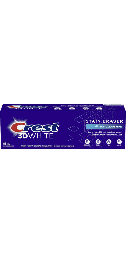 Buy Crest 3D White Stain Eraser Toothpaste Icy Clean Mint at Well.ca ...