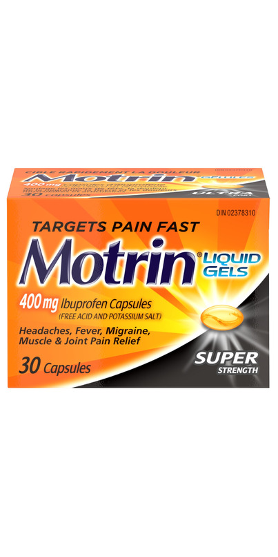 Buy Motrin Liquid Gels Super Strength at Well.ca | Free Shipping $35 ...