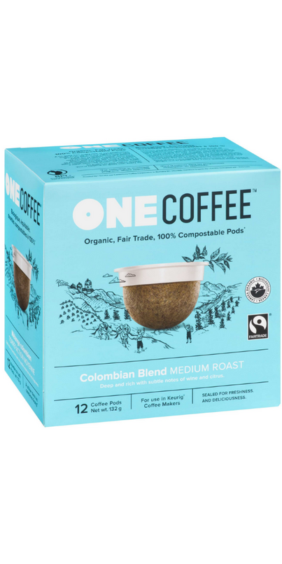 Buy OneCoffee Organic Single Serve Coffee Colombian Blend Medium Roast ...
