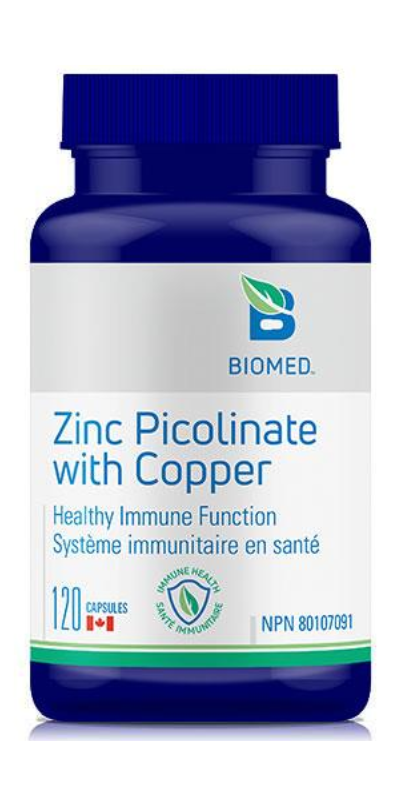 Buy Biomed Zinc Picolinate with Copper at Well.ca | Free Shipping $35 ...