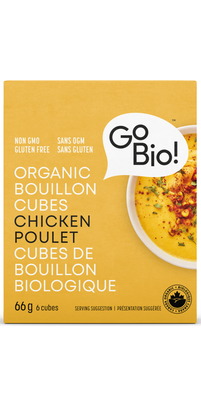 Buy GoBIO! Organic Chicken Bouillon Cubes at Well.ca | Free Shipping ...