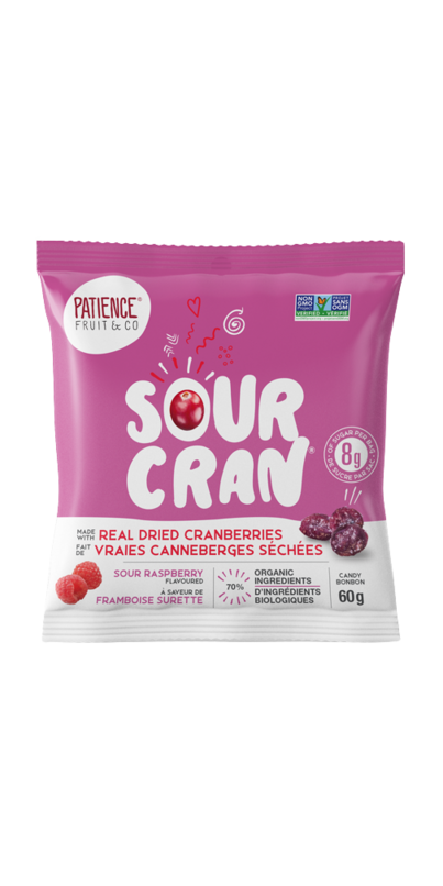 Buy Patience Fruit & Co. Sour Cran Dried Cranberries Candy Raspberry at ...