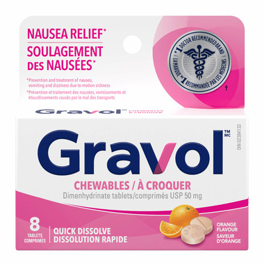 Buy Gravol Quick Dissolve Chewable Tablets at Well.ca | Free Shipping ...