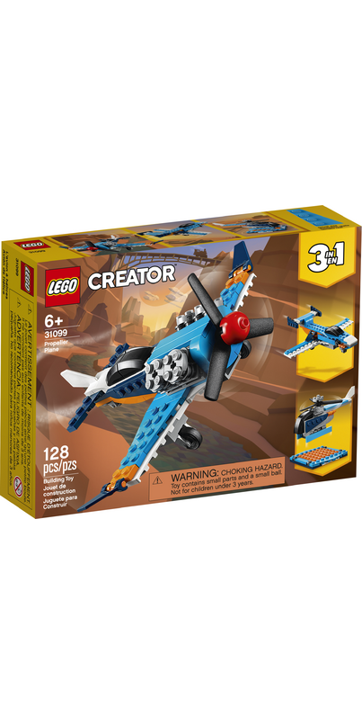 Buy LEGO Creator 3-in-1 Propeller Plane Building Kit at Well.ca | Free ...