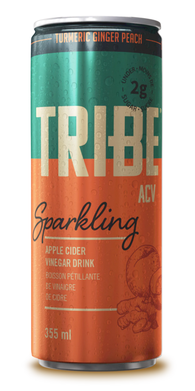 Buy Tribe ACV Sparkling Apple Cider Vinegar Drink Turmeric Ginger Peach ...