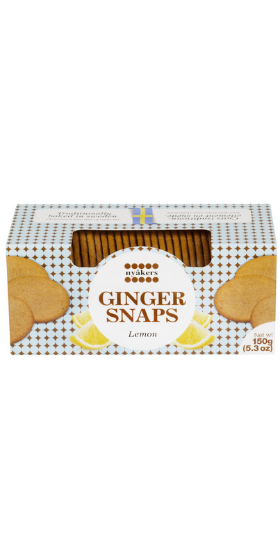 Buy Nyakers Lemon Ginger Snaps Box at Well.ca | Free Shipping $35+ in ...