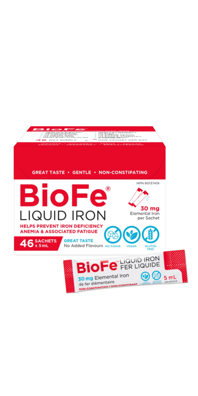 Buy KidStar BioFe Liquid Iron 30mg Sachets Sweet Blast at Well.ca ...
