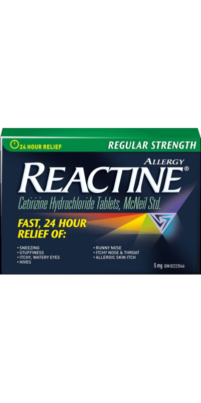 Buy Reactine Allergy Regular Strength 24 Hour at Well.ca | Free ...