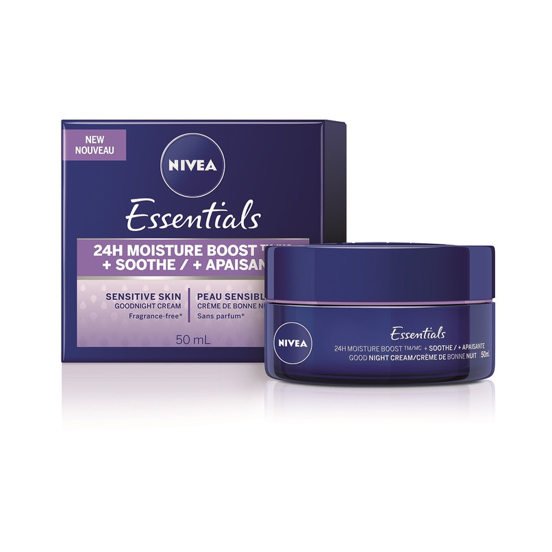Buy Nivea Essentials 24h Moisture Boost + Soothe Night Cream at Well.ca ...