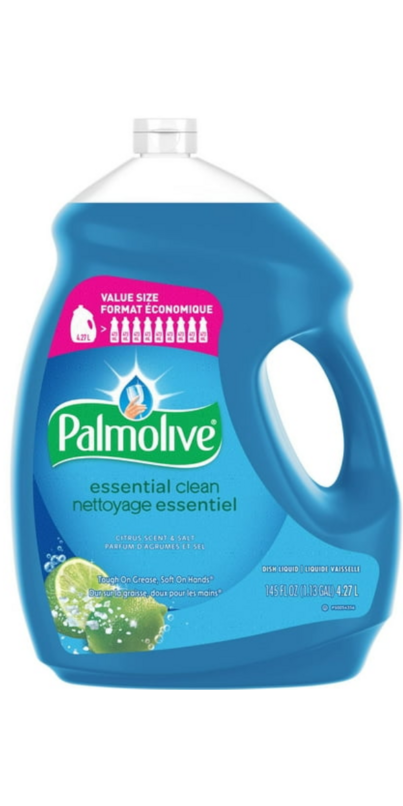 Buy Palmolive Essential Clean Liquid Dish Soap Citrus Scent + Salt at ...