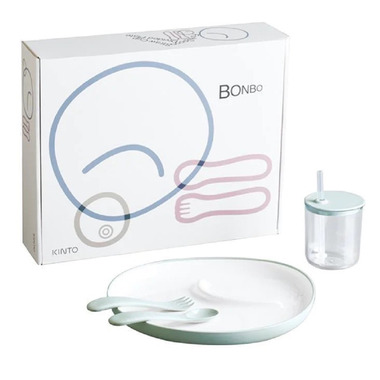 Buy Kinto Kids Bonbo Dishes Set Blue Grey at Well.ca | Free Shipping ...