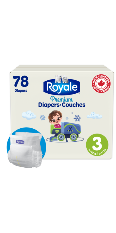 Buy Royale Baby Diapers Club Box Size 3 at Well.ca | Free Shipping $35 ...