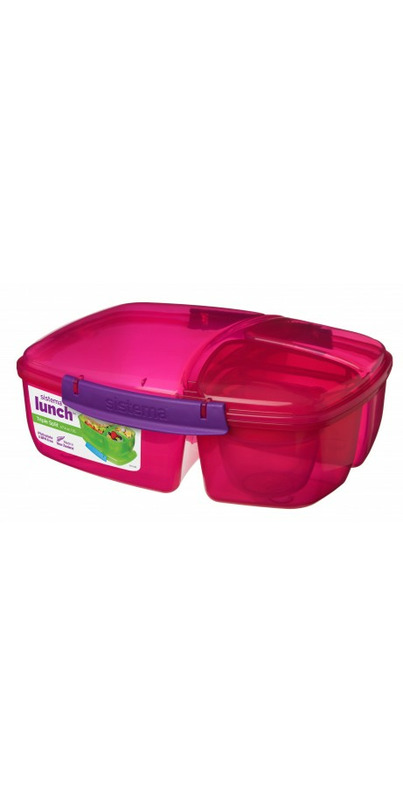 Buy Sistema Triple Split with Yogurt Pot Pink at Well.ca | Free ...