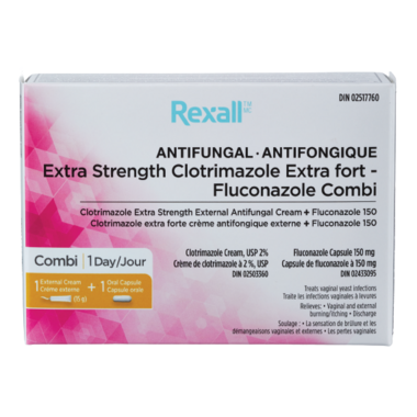 Buy Rexall Antifungal Extra Strength Clotrimazole-Fluconazole Combi ...