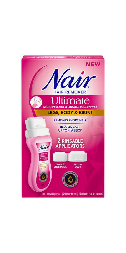 Buy Nair Ultimate Roll-On Body Wax with 100% Naturally Sourced Rice ...