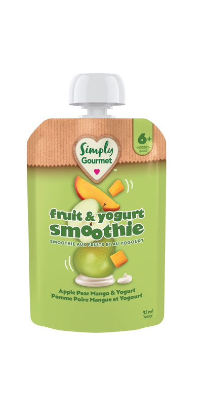 Buy Simply Gourmet Fruit & Yogurt Smoothie Apple Pear Mango at Well.ca ...