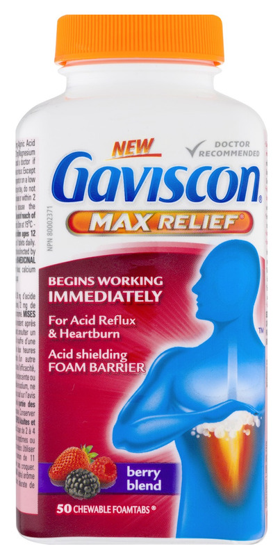 Buy Gaviscon Max Relief Berry Tablets at Well.ca | Free Shipping $35 ...