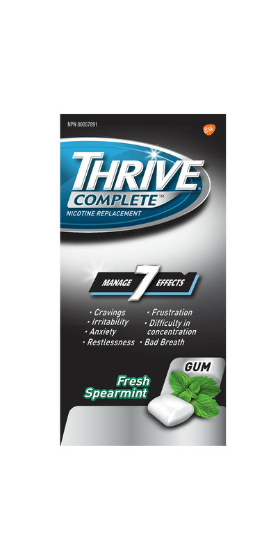 Buy Thrive Complete 2mg Nicotine Replacement Gum Fresh Spearmint at ...